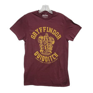 Red | Shirts | Harry Potter Gryffindor Quidditch Tshirt Hogwarts School ...